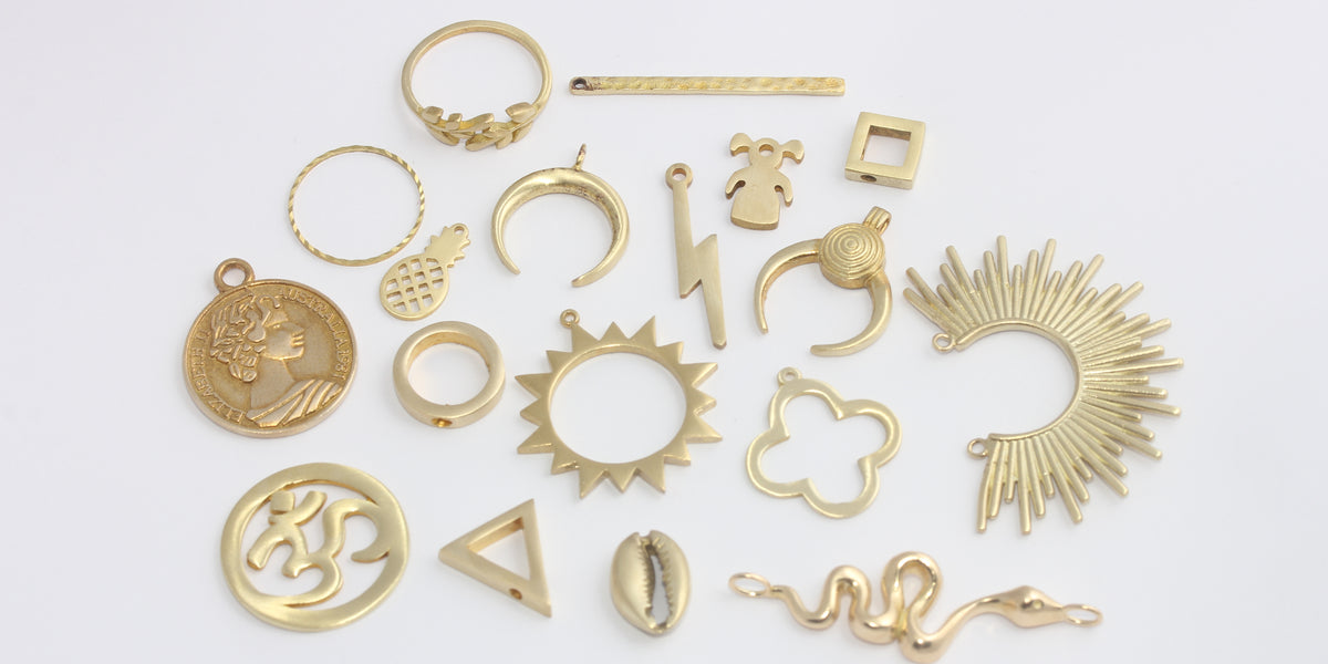 Raw Brass Findings — KJewelry Metal | Handmade Jewelry Supplies