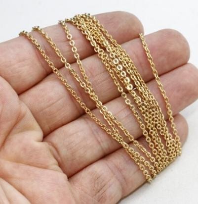 Raw Brass Chains - Bulk Jewelry Making Supplies — KJewelry Metal ...